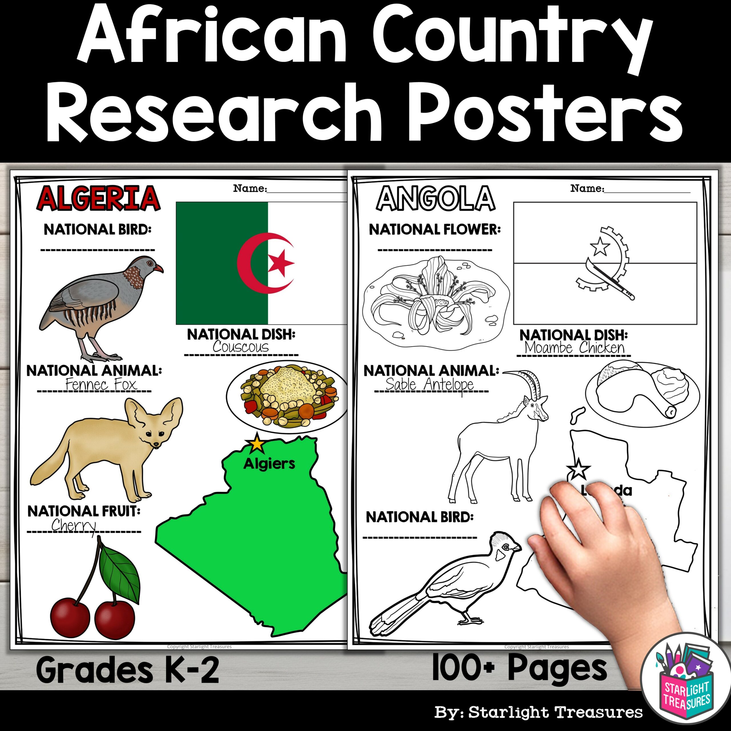 Africa Countries Research Posters - African Country Research Project ...