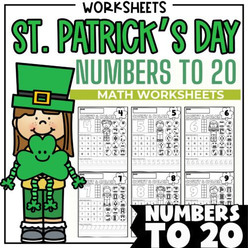 St. Patrick's Day Kindergarten Math Numbers to 20 - Classful
