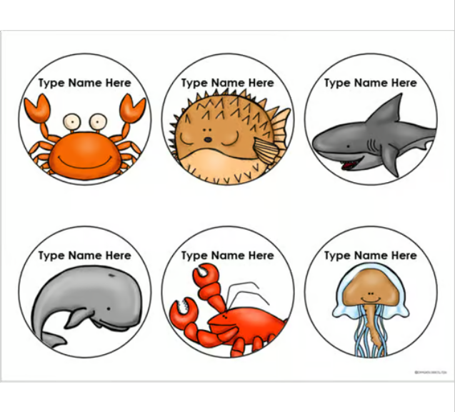 Welcome To Our Classroom Door Sign Display Ocean Under the Sea Theme ...