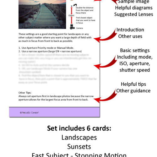 Basic Camera Settings Cheat Sheets for Beginner Photographers - Classful