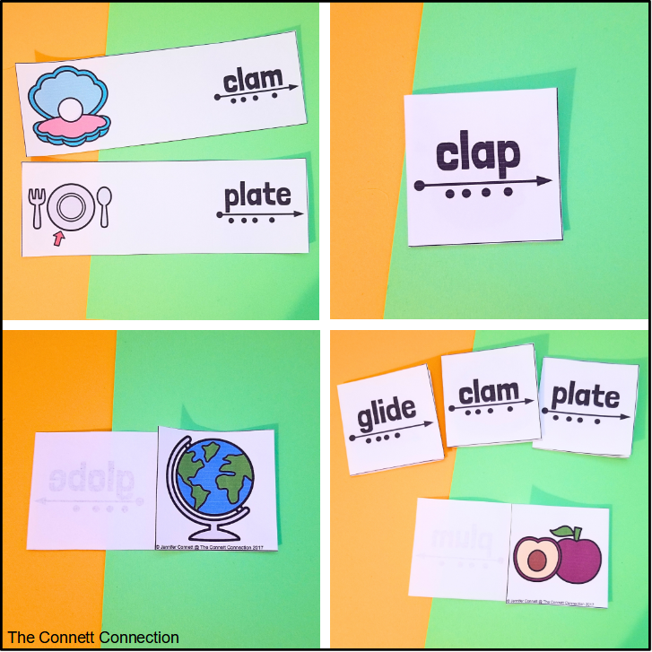 L Blends Read and Reveal Blending Cards - Classful