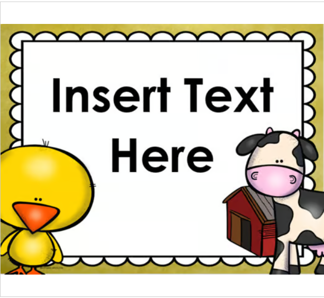 Welcome To Our Classroom Door Sign Display Farm Animals Barn Theme ...