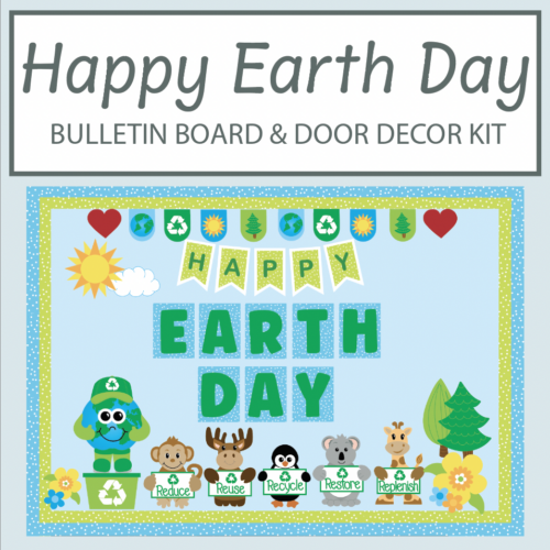 Earth Day Bulletin Board Kit and Door Decorations - Classful