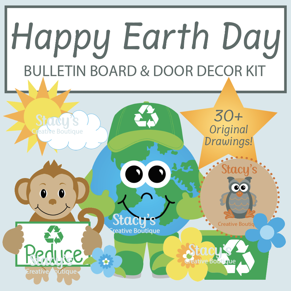Earth Day Bulletin Board Kit and Door Decorations - Classful