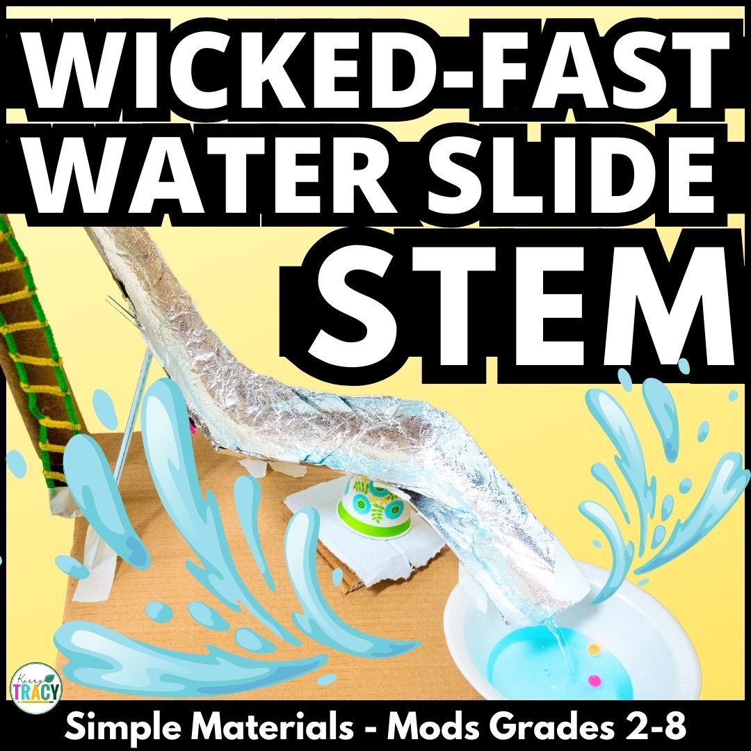 Summer STEM or End of the Year STEM Activity - Water Slide STEM ...