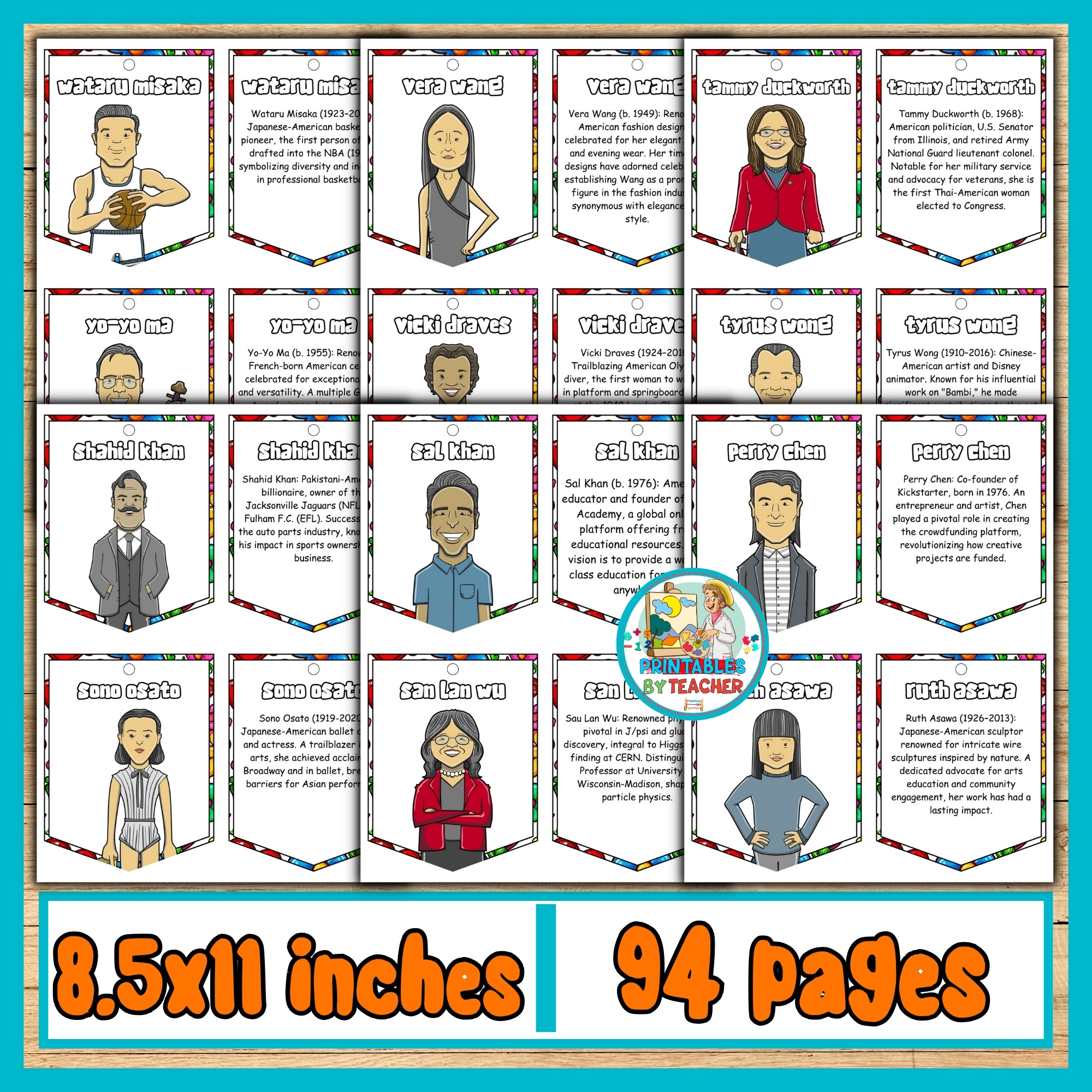 AAPI Heritage Month Bulletin board | Asian American Pacific biography ...