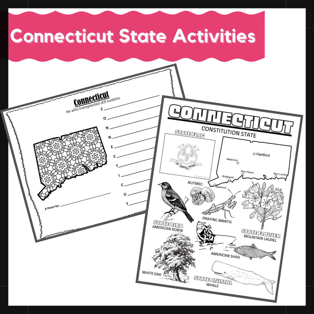 Connecticut State Activities | US State Research and Informational Text ...