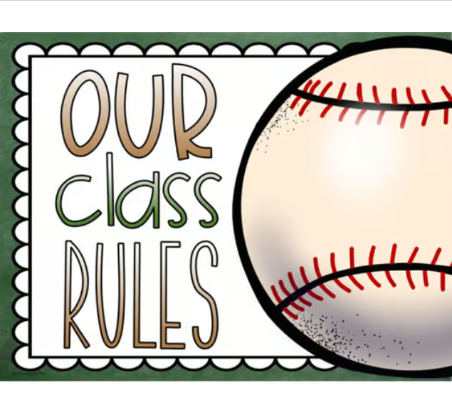 Classroom Rules Posters EDITABLE Back to School Sports Teamwork Theme ...