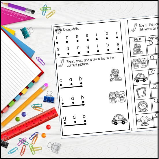 Decodable Reader | CVC | Literacy Centers Decodables - Classful