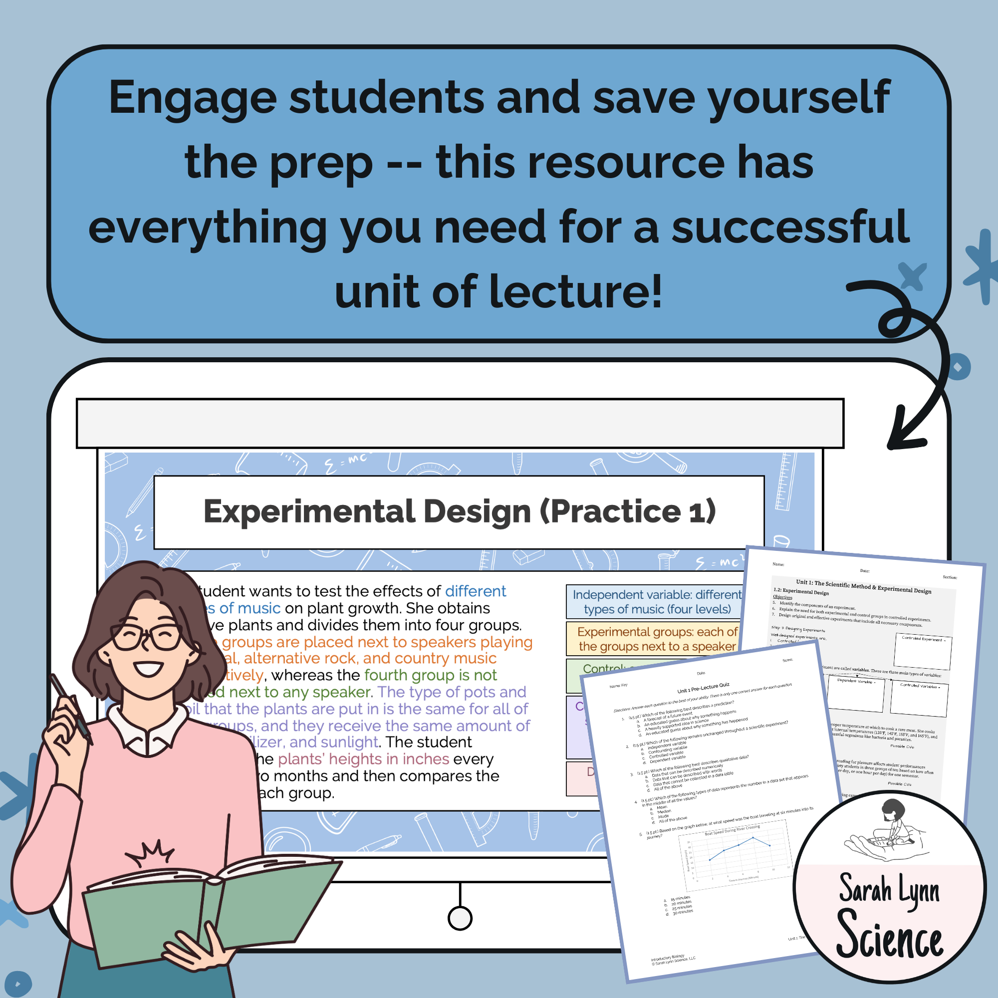 High School Biology Scientific Method Slideshow (with Guided Notes ...