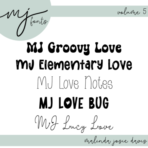 MJ Fonts Bundle - Classful