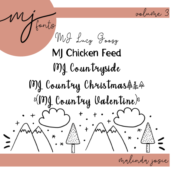 MJ Fonts Bundle - Classful