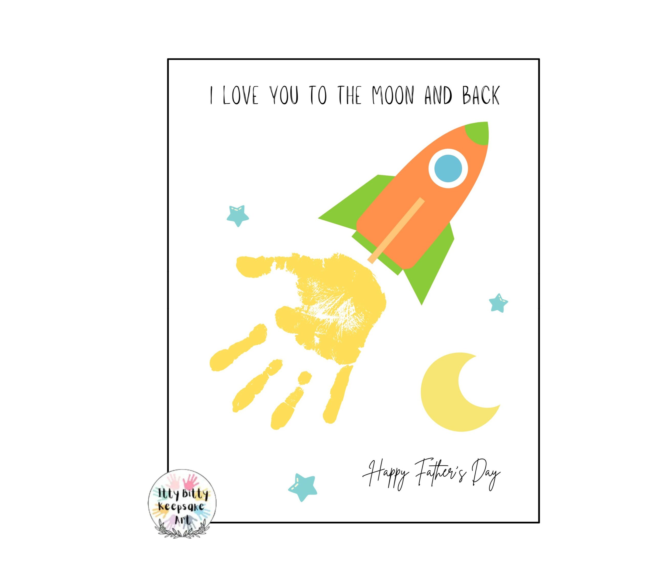 Mother's Day Handprint Craft Art Printable Template / Spring Crafts ...