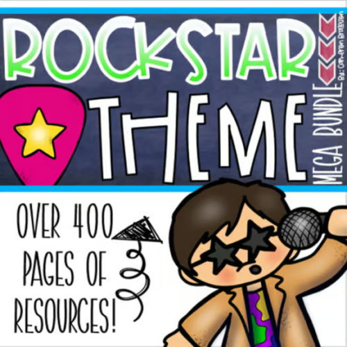 Rockstar Music Theme Classroom Decorations and Management Mega Bundle ...