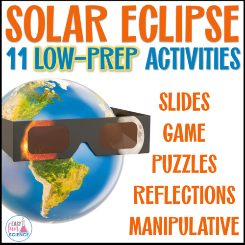 Solar Eclipse 2024- Total Solar Eclipse Activities for Middle and High ...