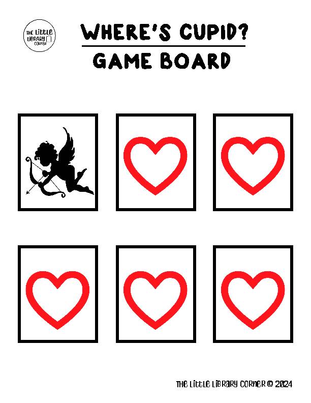 Where's Cupid? Lift-the-flap Valentine's Day Game - Classful