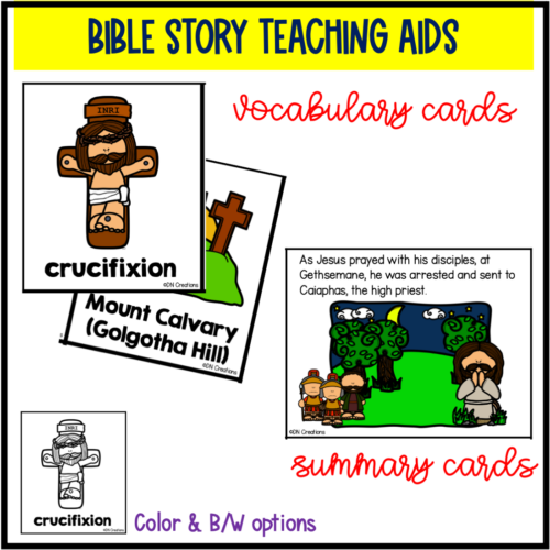 Easter Bible Activities | Jesus Crucifixion and Resurrection | Passion ...