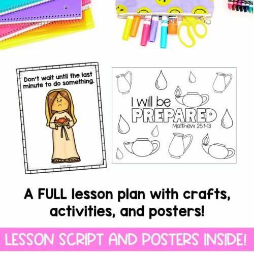 Sunday School Lessons | Parables Bible Study for Kids | Wise & Foolish ...