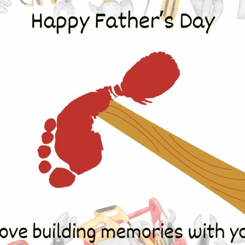 Building Memories (Father's Day Footprint Craft) - Classful