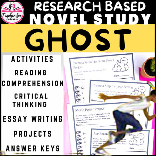 Ghost Jason Reynolds Novel Study - Classful