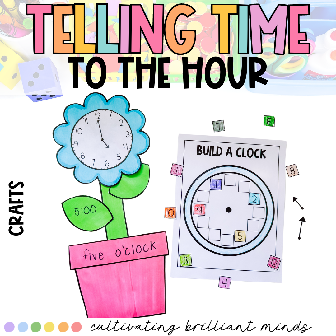 Telling Time to the Hour | Master Math | Time | Kindergarten | First ...