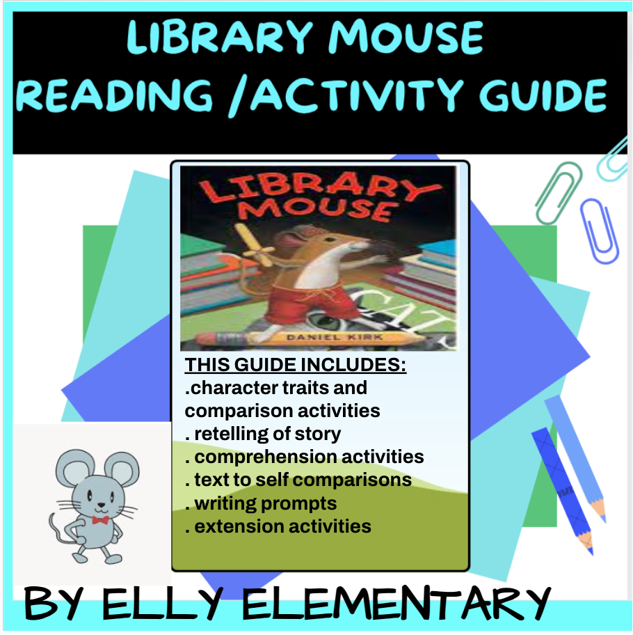 LIBRARY MOUSE READING LESSONS & ACTIVITIES PACKET - Classful