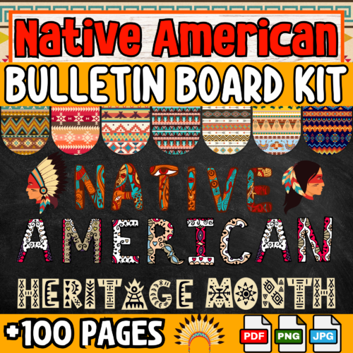 Native American Heritage Month Bulletin Board | clipart's and Classroom ...