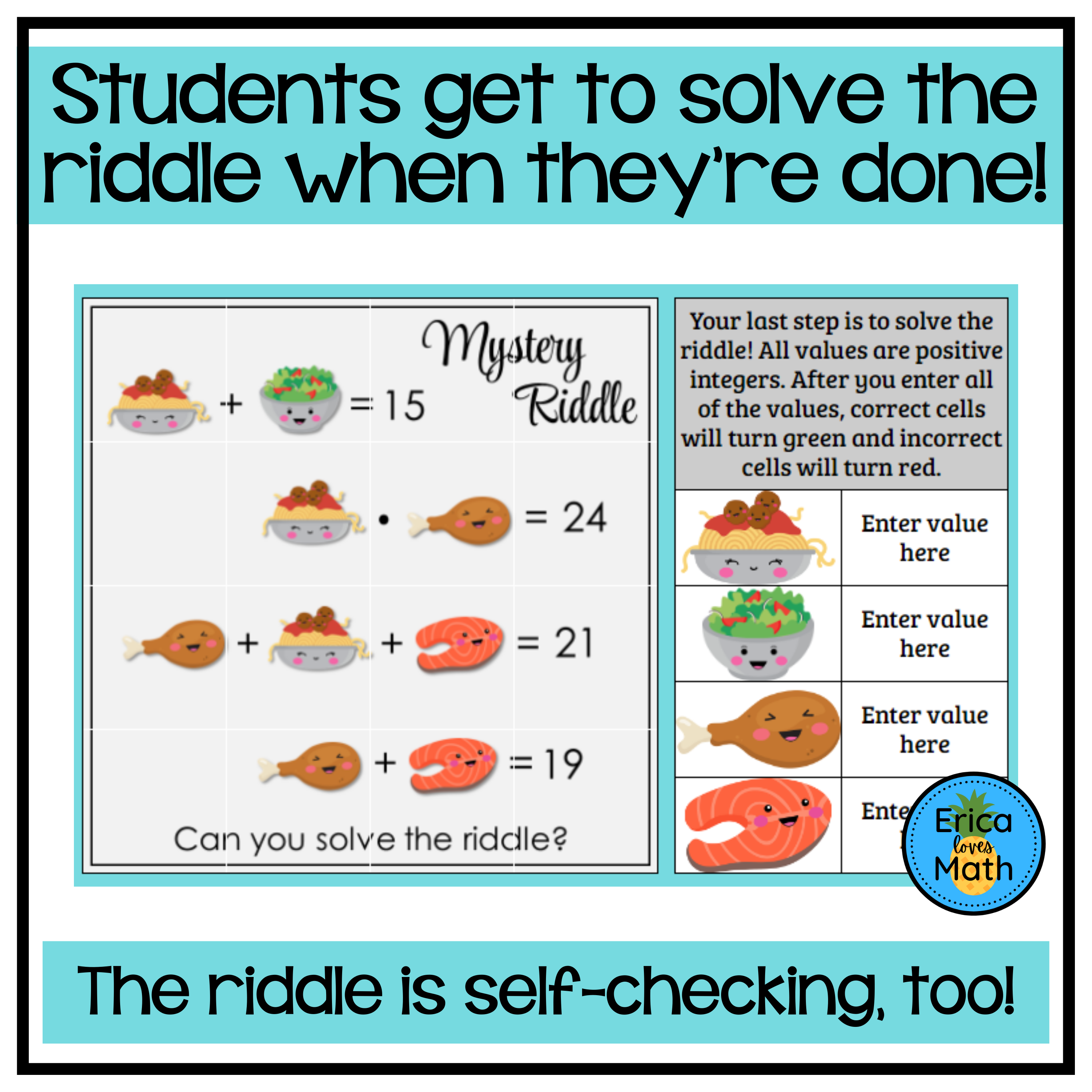 Editable Digital Activity Template (Food v.3) - Classful