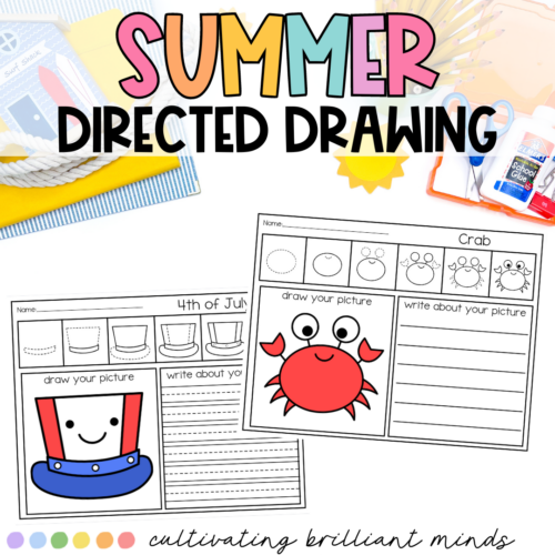 Summer Directed Drawing & Writing | Directed Drawing Activities ...
