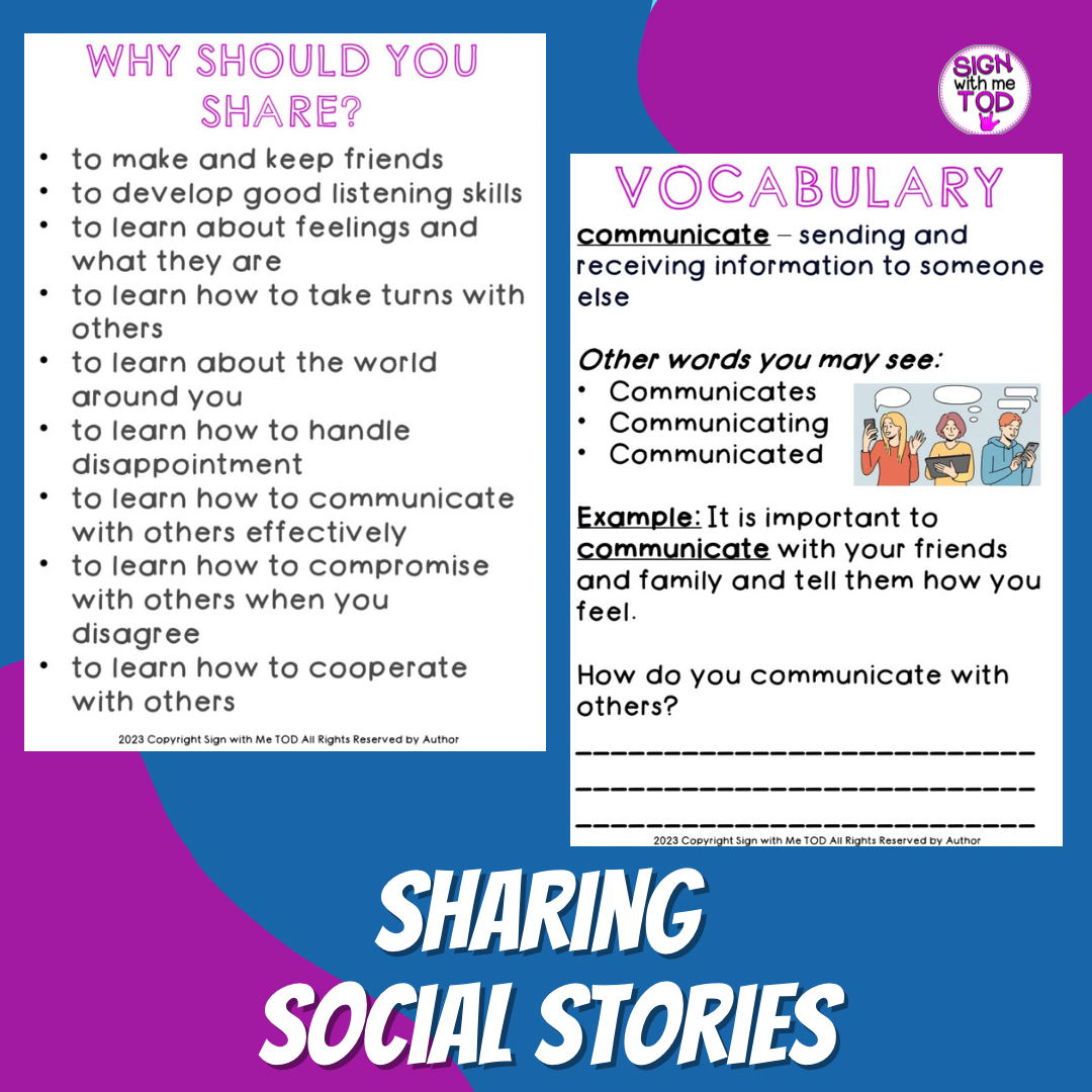 Sharing Social Stories - Classful