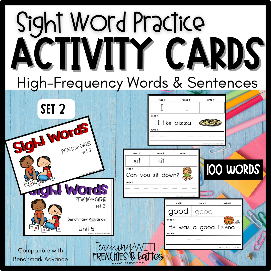 Sight Word Practice | Activity Cards | High Frequency Words Set 2 ...