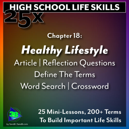 25x Life Skills High School- Healthy Lifestyle - Classful