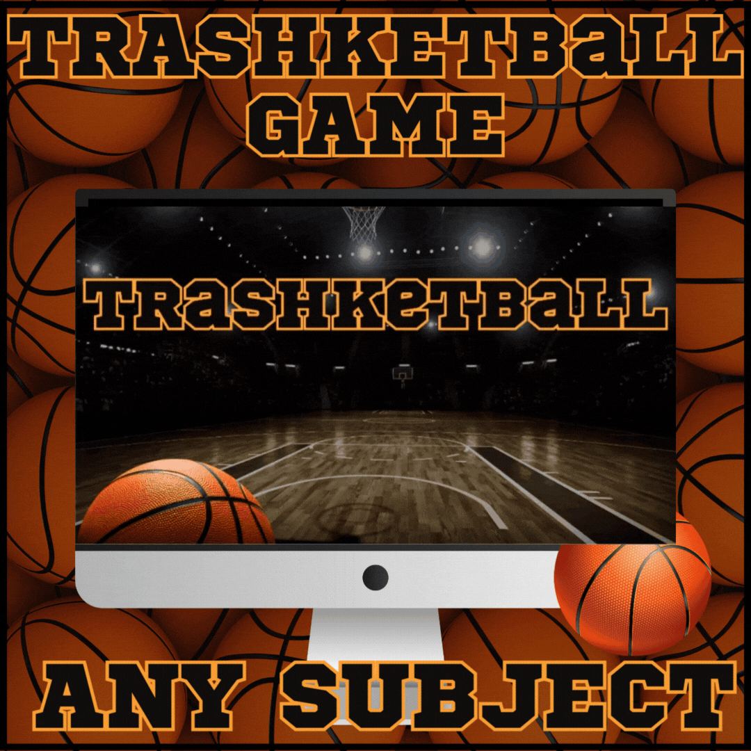 Trashketball Review Game Seasonal Templates | All Subjects | All Grades ...