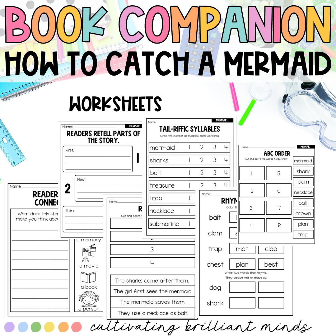 How to Catch a Mermaid Book Companion | Summer | Read Aloud | Book ...