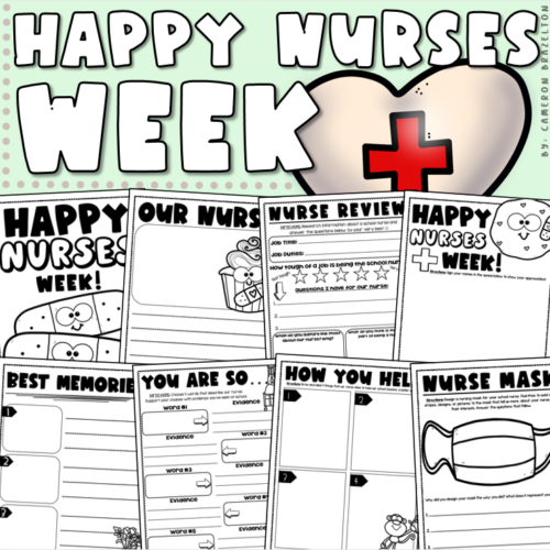 School Nurse Appreciation Week | Thank You Cards | Class Book ...