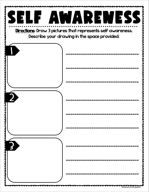 Social Emotional Learning Task Cards Prompts & Activities Self ...