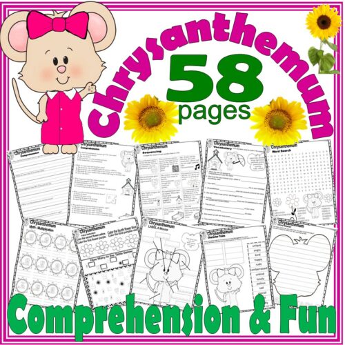 Chrysanthemum Back to School Read Aloud Book Companion Reading ...