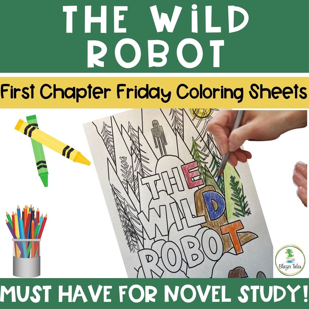 The Wild Robot Novel Study PowerPoint & Coloring Sheet Bundle Reading ...