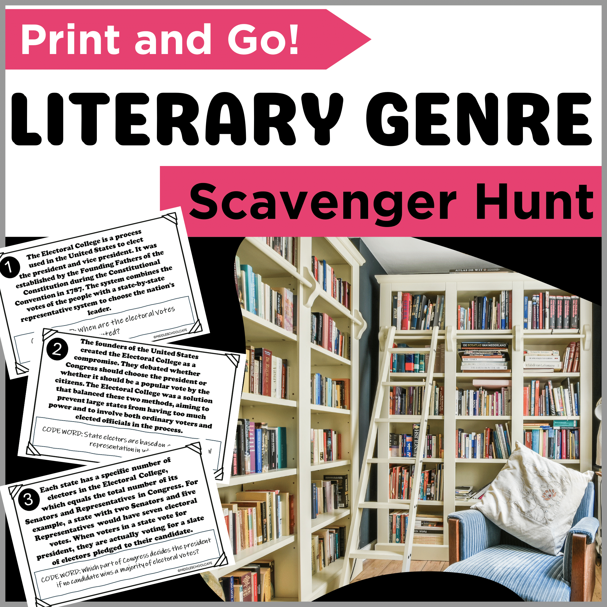 Literary Genre Scavenger Hunt - Classful