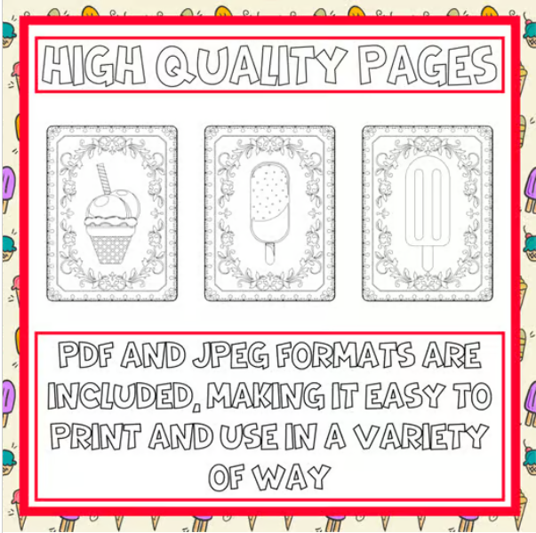 Summer-back to school - ice cream day activities -free coloring pages ...