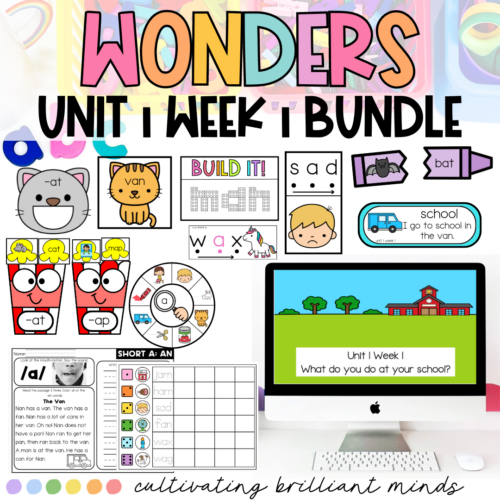 McGraw-Hill Wonders First Grade Bundle | Unit 1 Week 1 | Phonics, HFW ...
