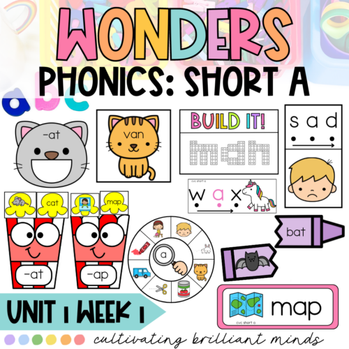 McGraw-Hill Wonders First Grade Bundle | Unit 1 Week 1 | Phonics, HFW ...