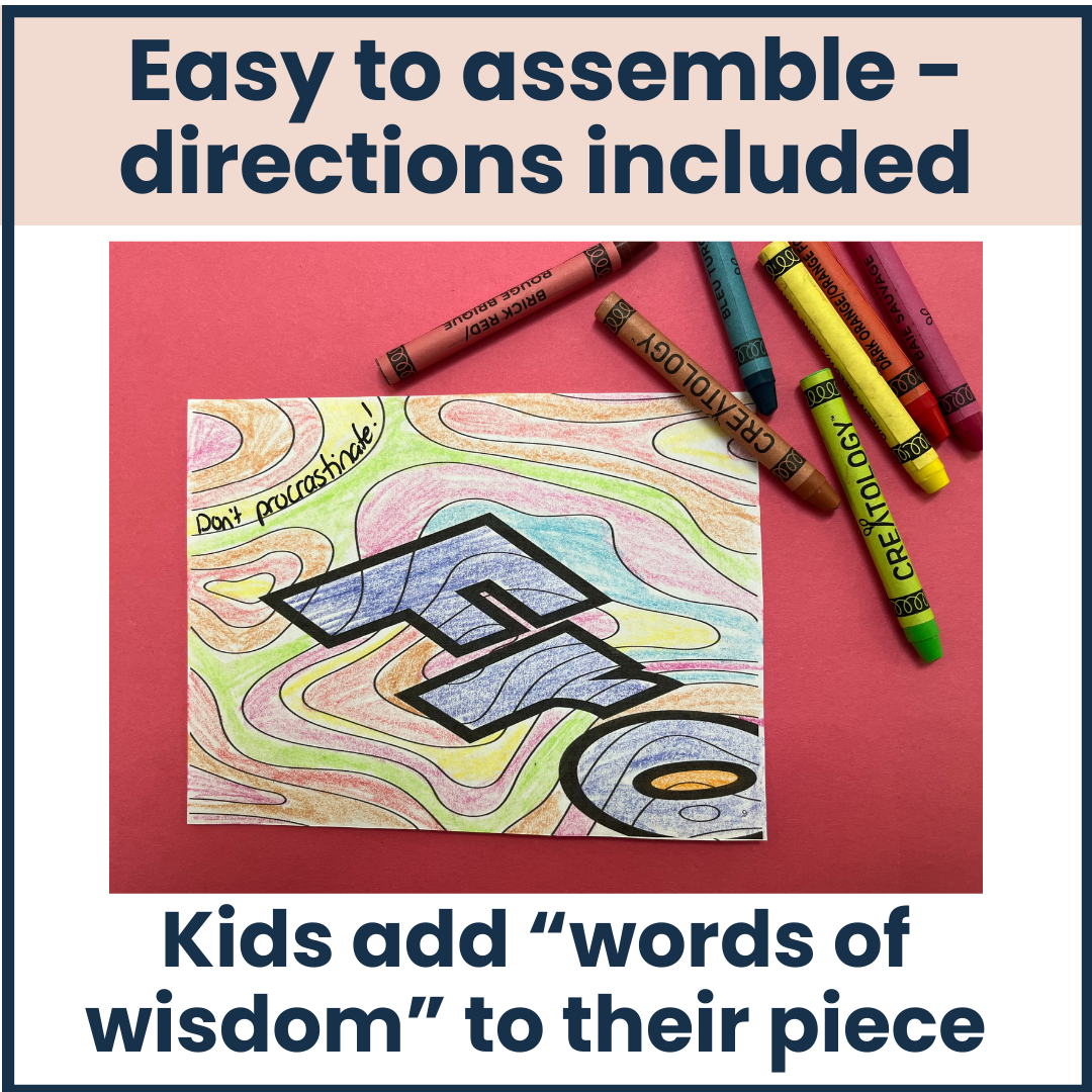 End of Year Activities - Collaborative Coloring Poster - Classful