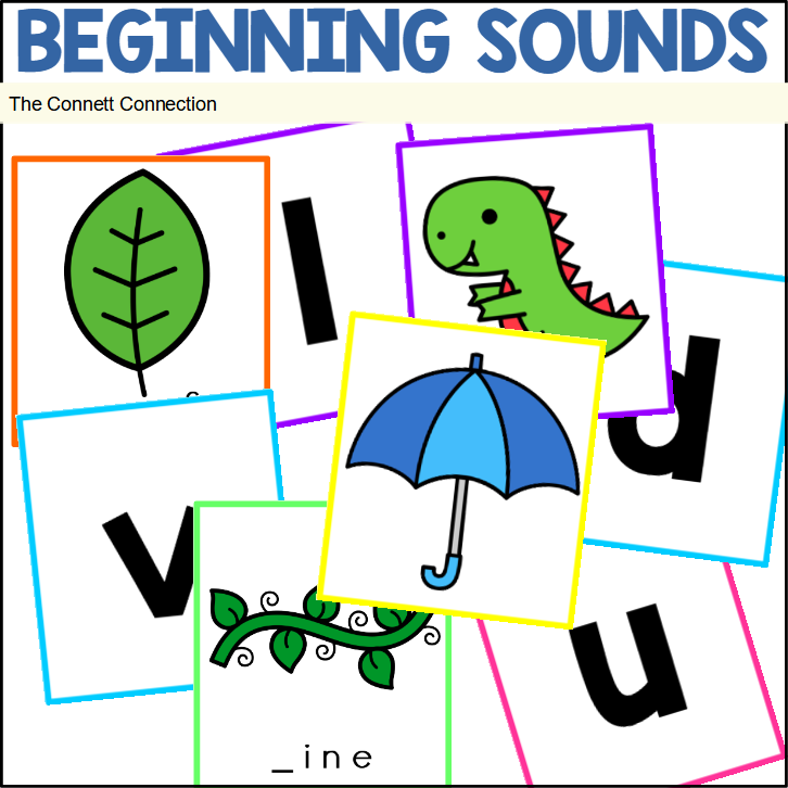 Beginning Sounds Matching Game - Classful
