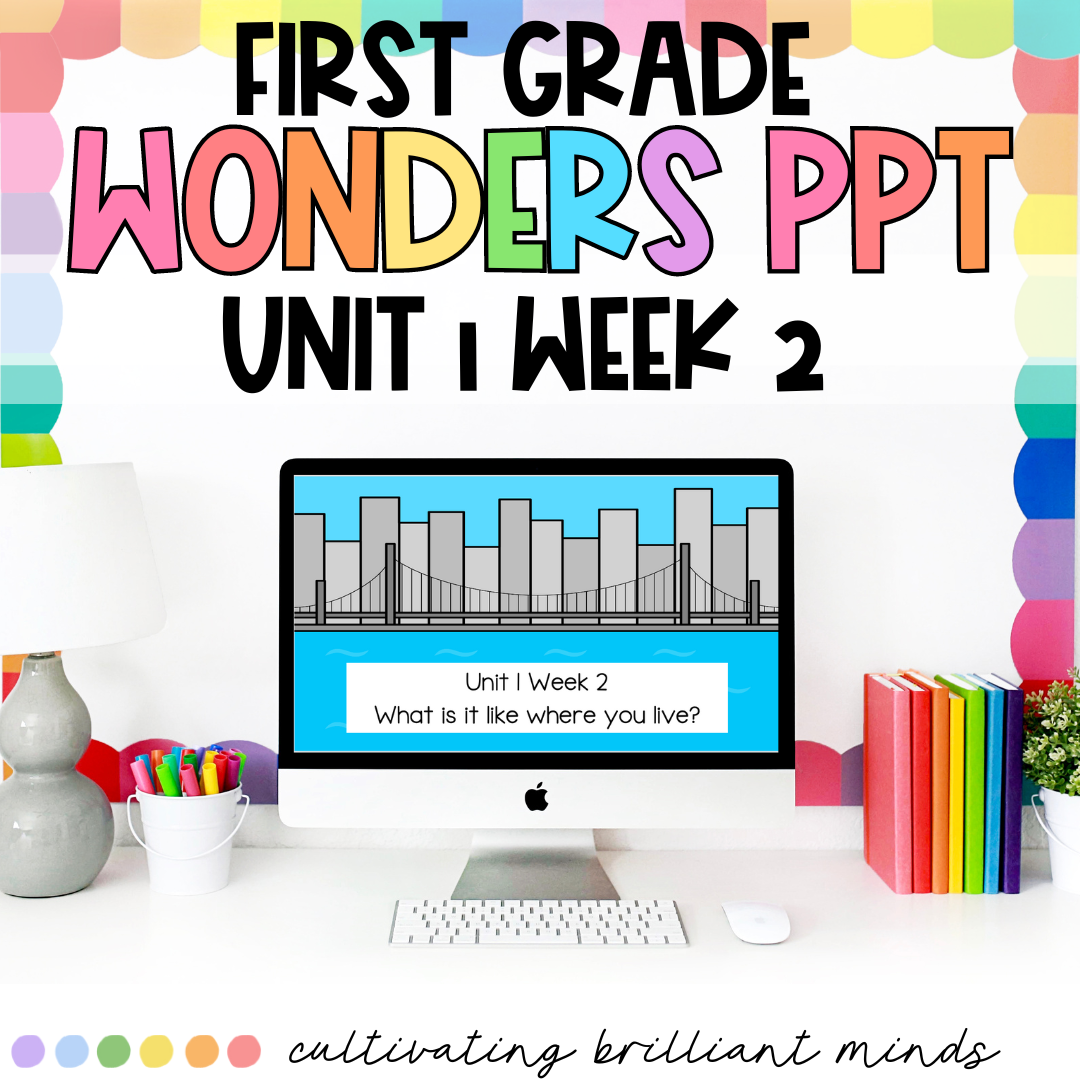 McGraw-Hill Wonders First Grade Unit 1 Week 2 PowerPoint DISTANCE ...
