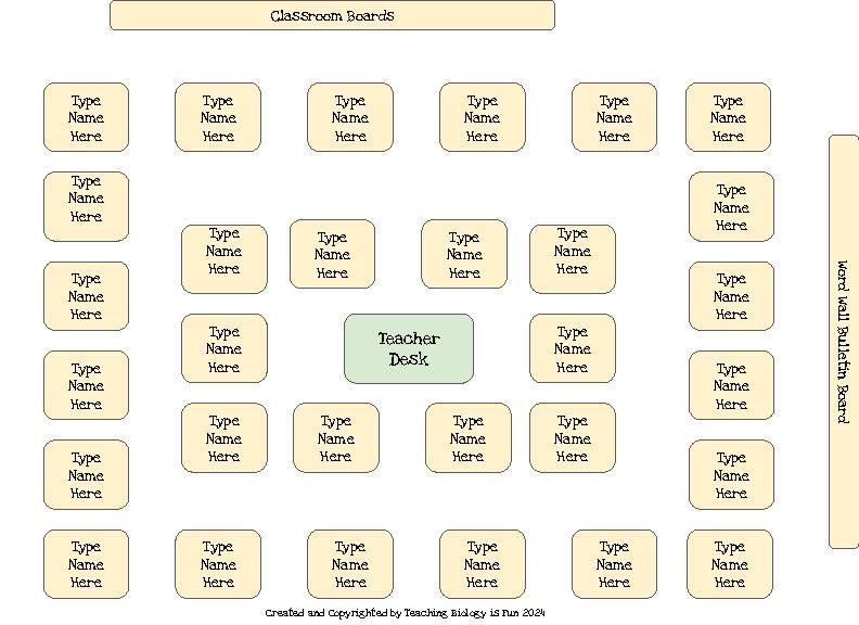Seating Charts Editable Google Slides Back To School Classroom ...
