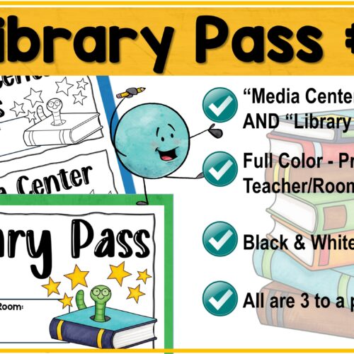 Library Passes & Extra Book Check Out Free Reward Coupon Pass - Media ...