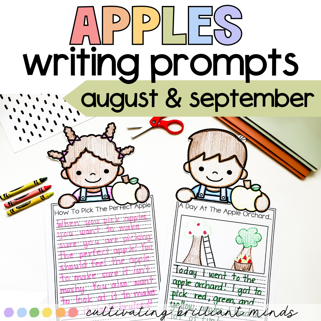 Apple Writing Craft | Fall | Writing Prompts | Page Topper | Back to ...