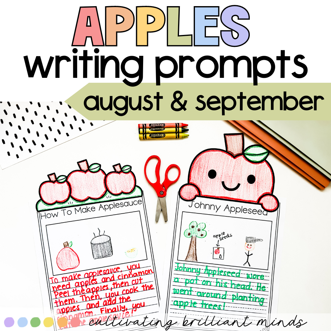 Apple Writing Craft | Fall | Writing Prompts | Page Topper | Back to ...