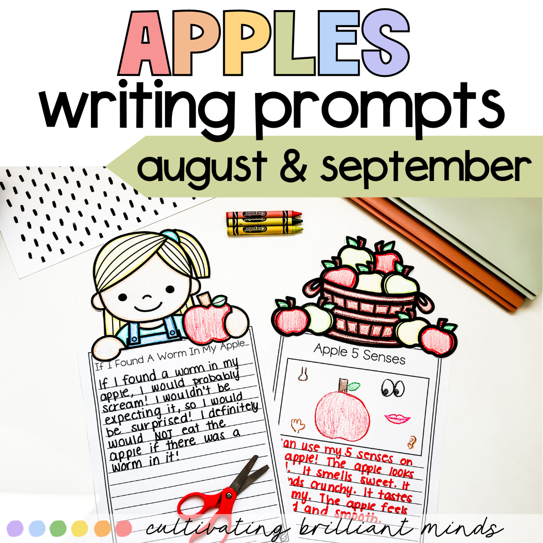 Apple Writing Craft | Fall | Writing Prompts | Page Topper | Back to ...